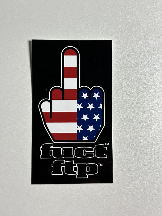 Fuct FTP FUCT Middle Finger American Sticker | Grailed Fuct FTP FUCT Middle Finger American Sticker | Grailed
