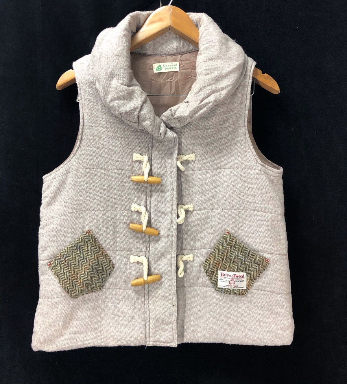 Harris Tweed Custom made Harris Tweed x Natural Palette Quilted | Grailed