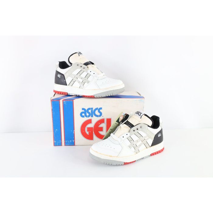 Vintage NOS Vintage 90s Asics Gel Rage Lo Sneakers Shoes White | Grailed