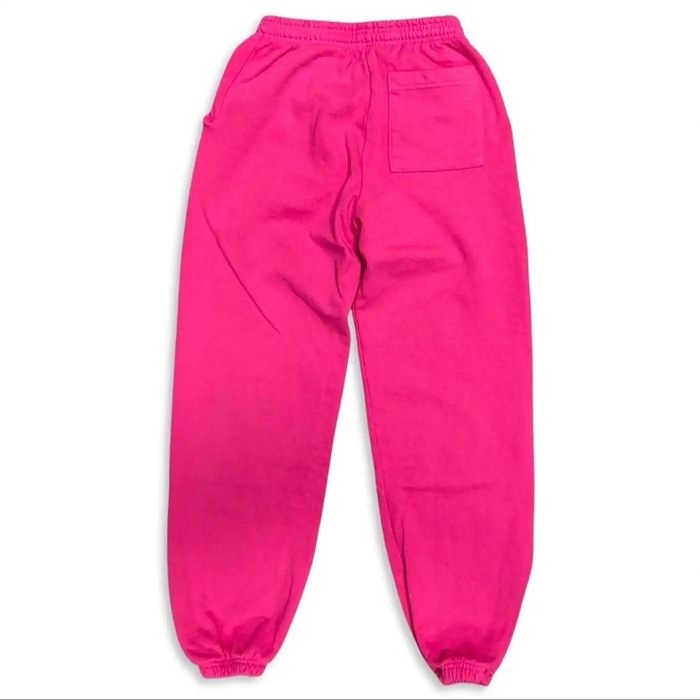 Young Thug Spider Worldwide Sp5der P!nk Pink Sweatpants 2X-Large | Grailed
