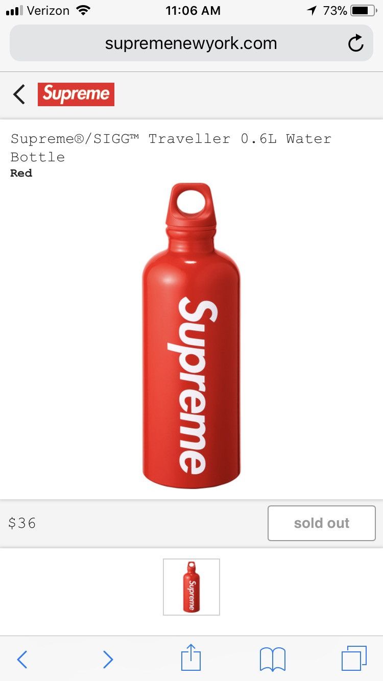 Supreme Supreme Water Bottle | Grailed