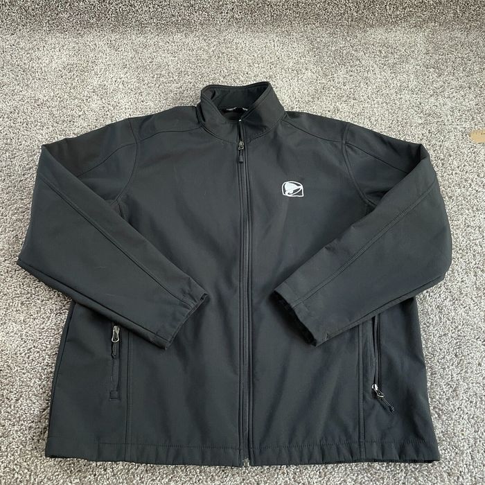 Port Authority Taco Bell Jacket Adult Extra Large Black Employee Zip ...