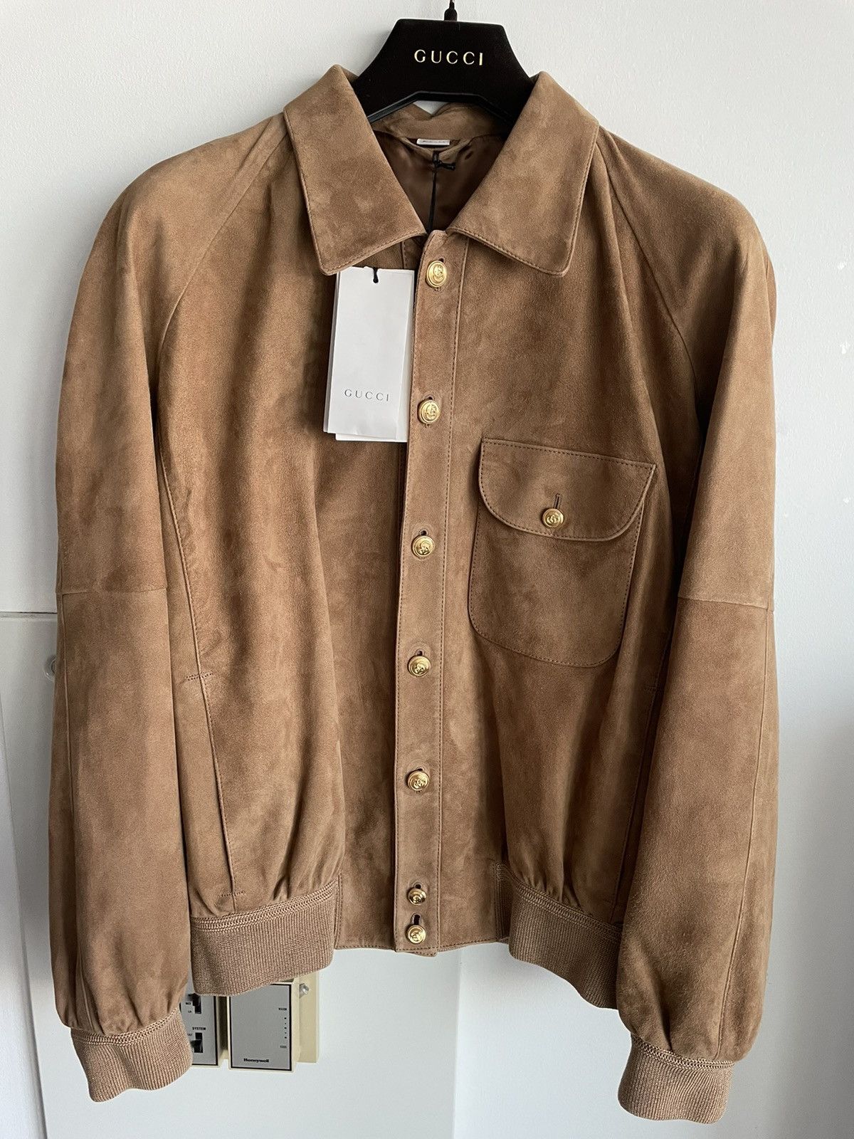 Gucci Rare SoldOut $4K Value Brand New Runway Suede Leather Jacket ...