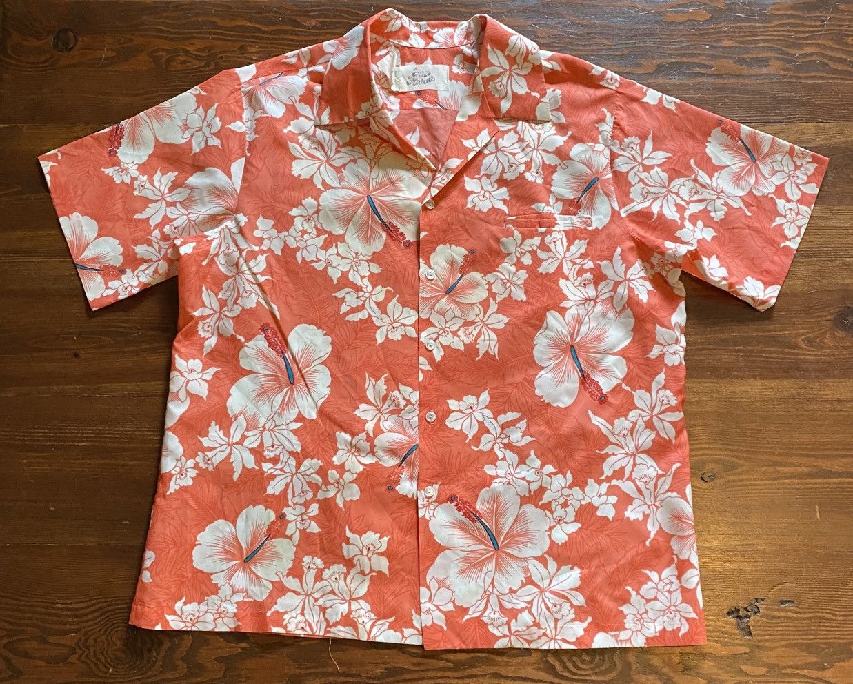 Vintage Vintage 70’s Hilo Hatties Hibiscus Polyester Hawaiian Shirt ...