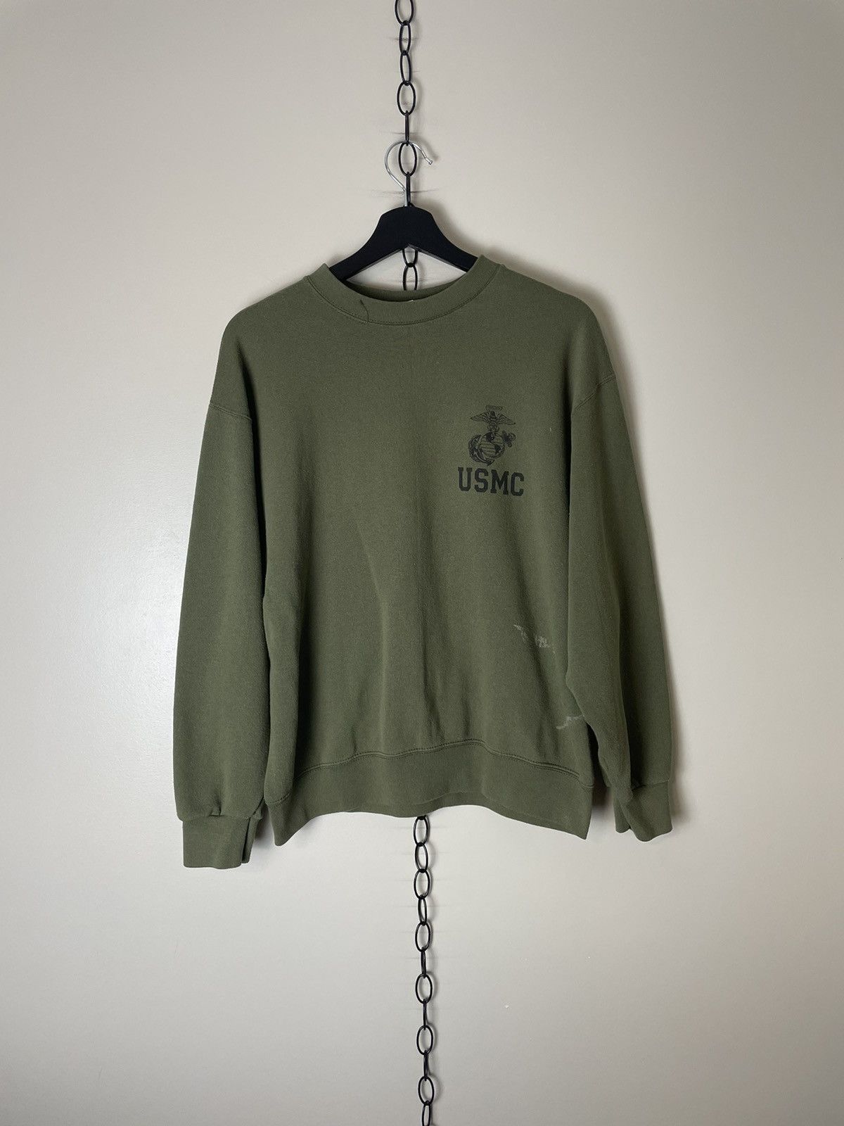 Vintage Vintage Military USMC Logo Crewneck Medium | Grailed