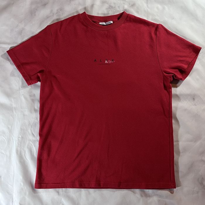 Alyx S/S18 Visual Red Relentless Tee | Grailed