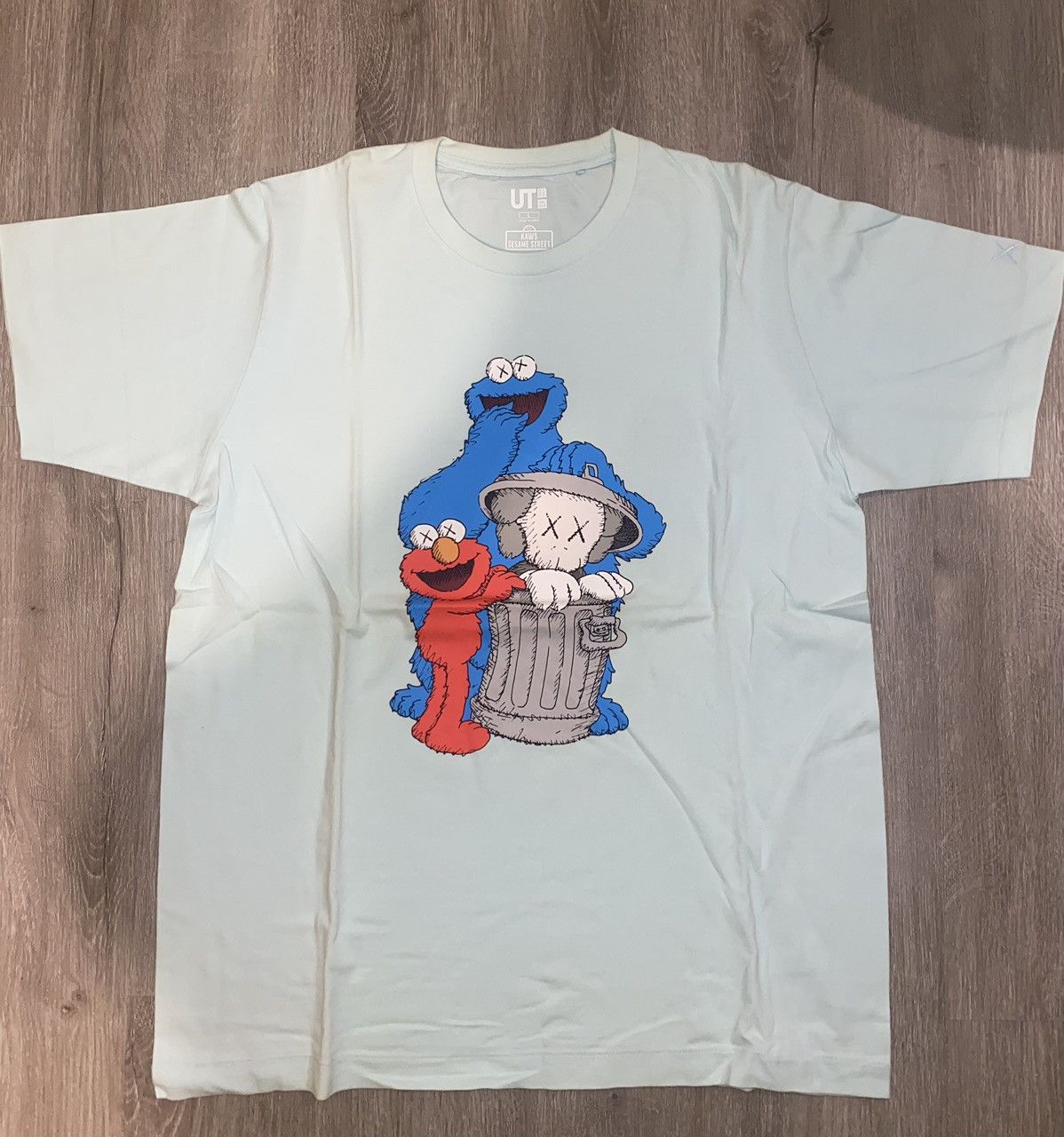 Kaws KAWS x Uniqlo x Sesame Street Companion Trash Can Tee | Grailed