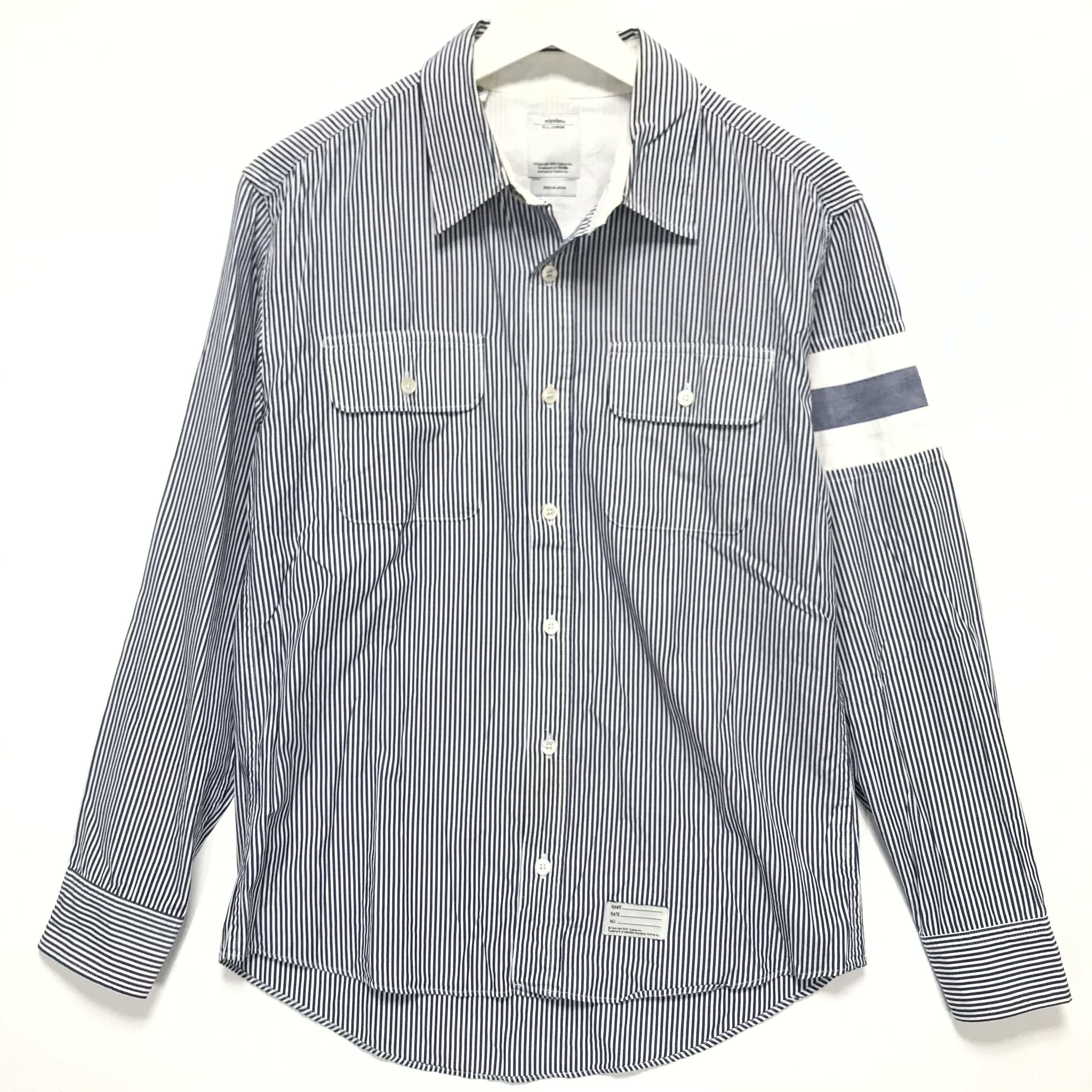 Visvim [S] VISVIM AHAB STRIPE L/S SHIRT | Grailed