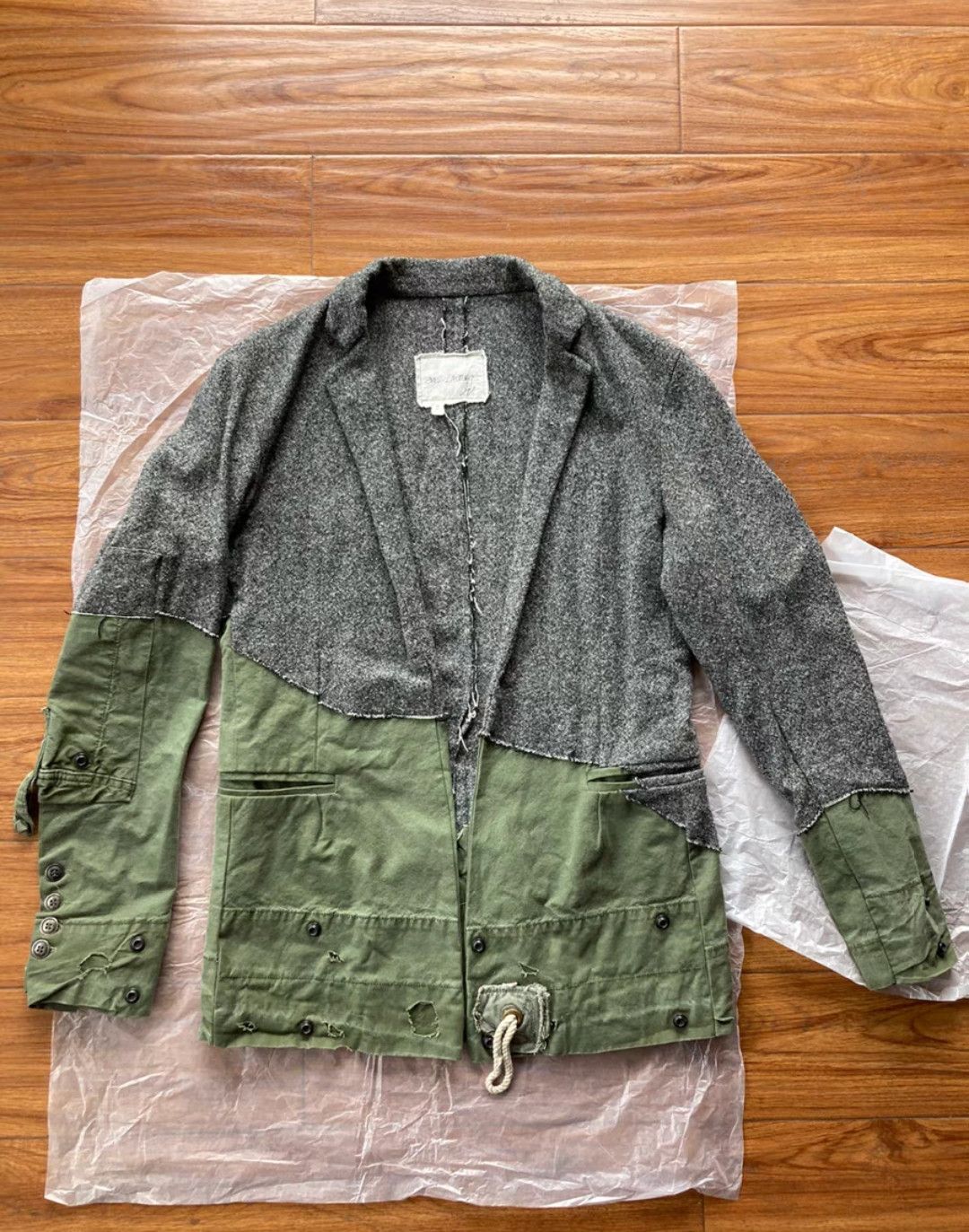 Greg Lauren Greg Lauren 15 Tweed Tent Army JKT Size 2 | Grailed