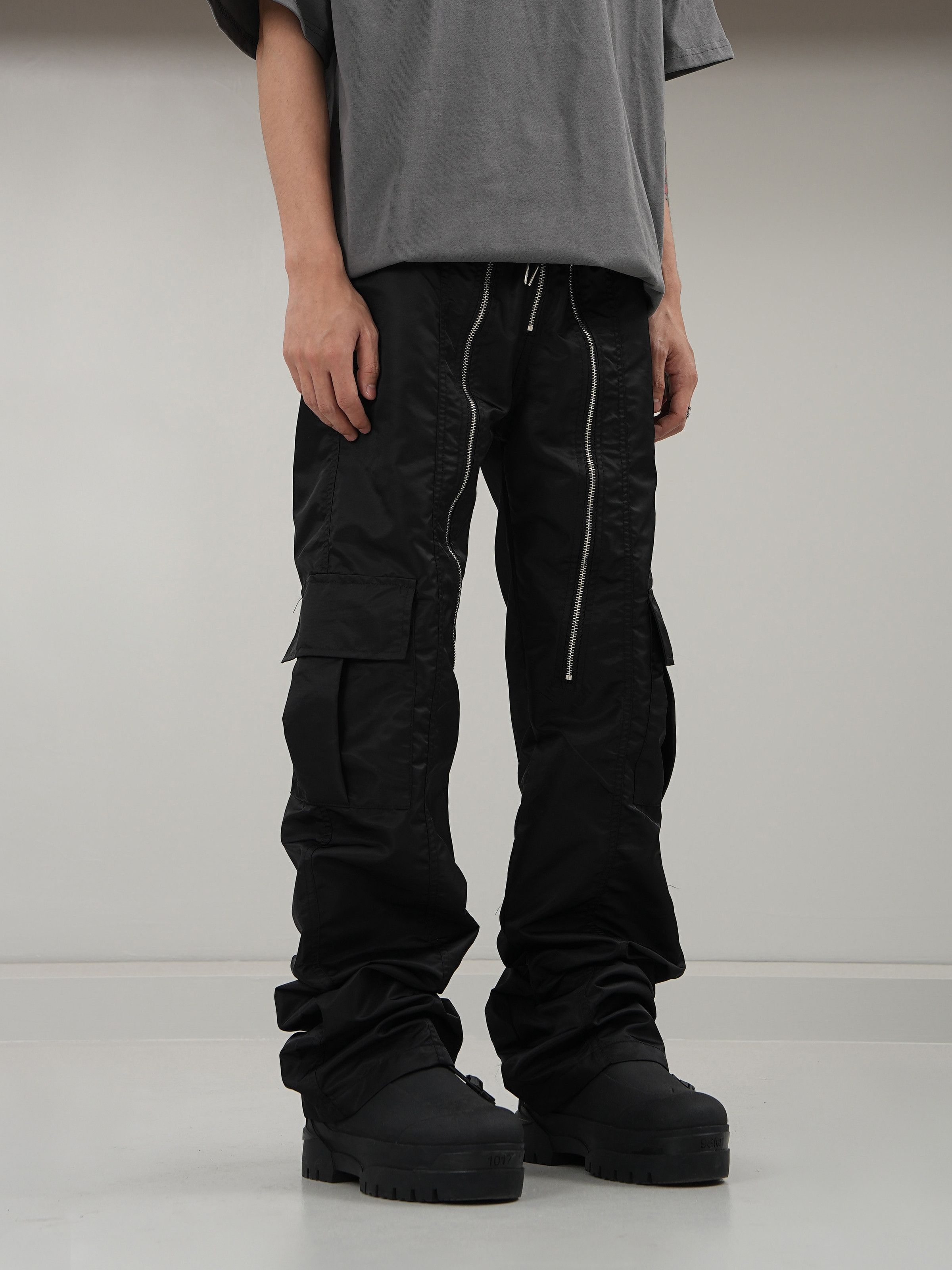 Designer × Japanese Brand × Vintage utility tactical zipper stack cargo ...