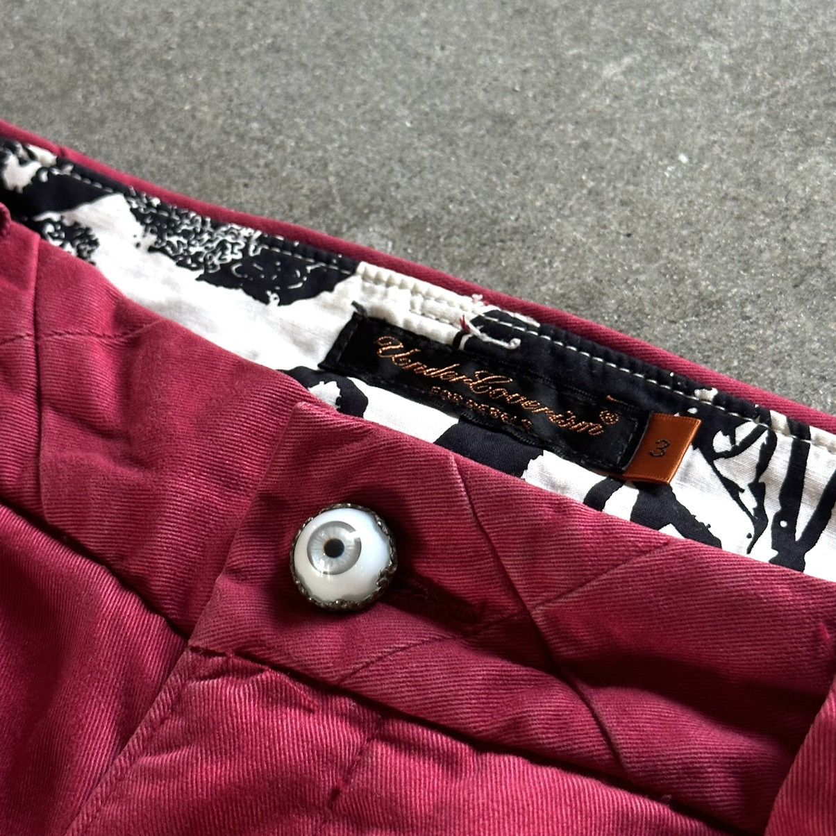 Undercover SS05 “But Beautiful” prosthetic eyeball Monster pants | Grailed