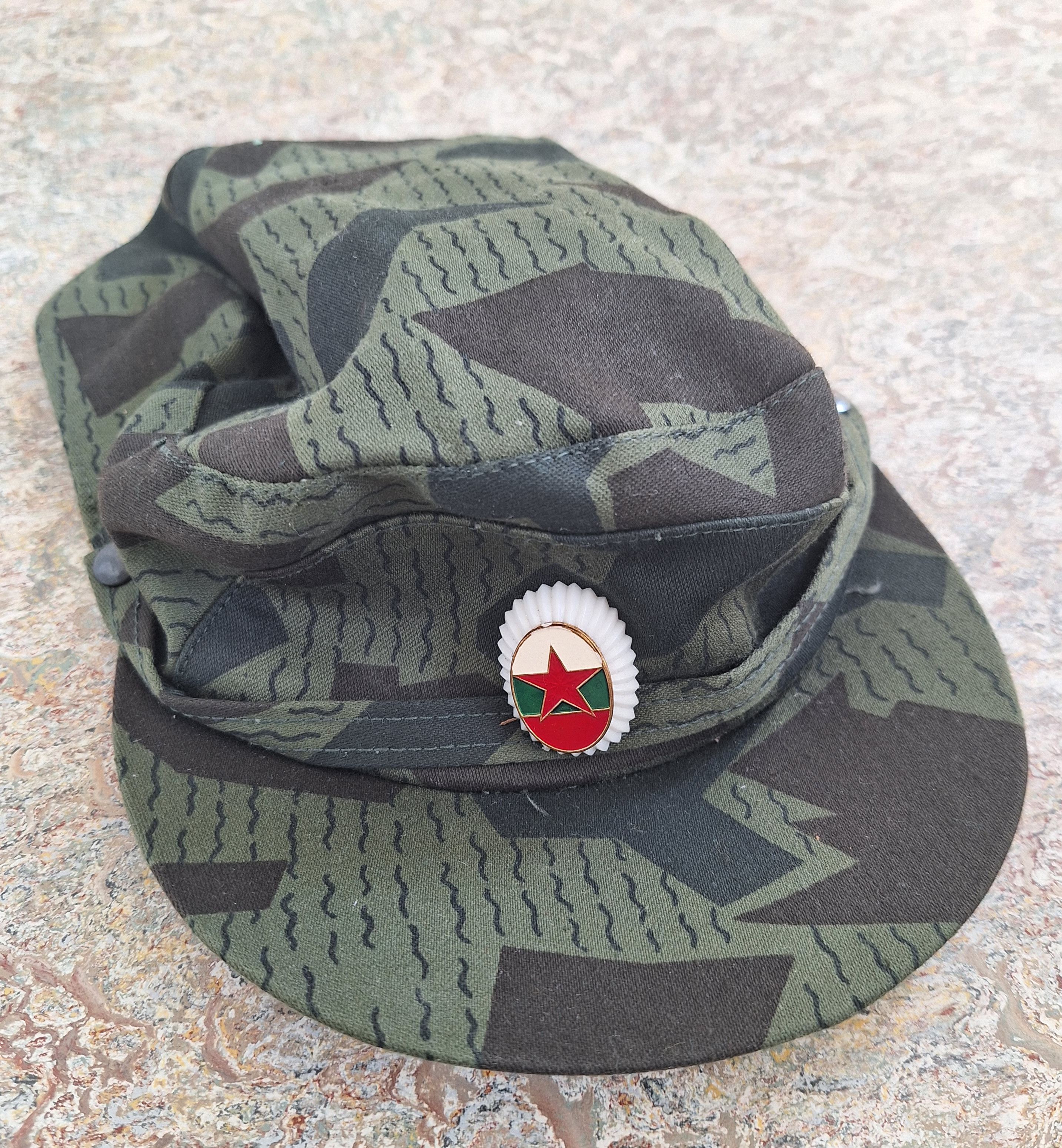 Vintage Bulgarian Splinter Camo Cap | Grailed