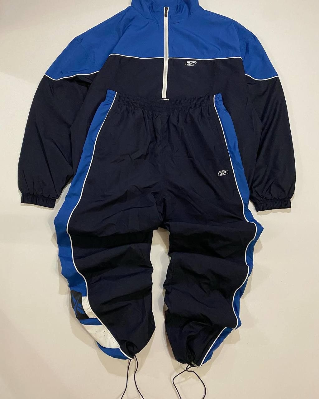 Vintage Reebok Vintage Tracksuit y2k nylon drill XL | Grailed