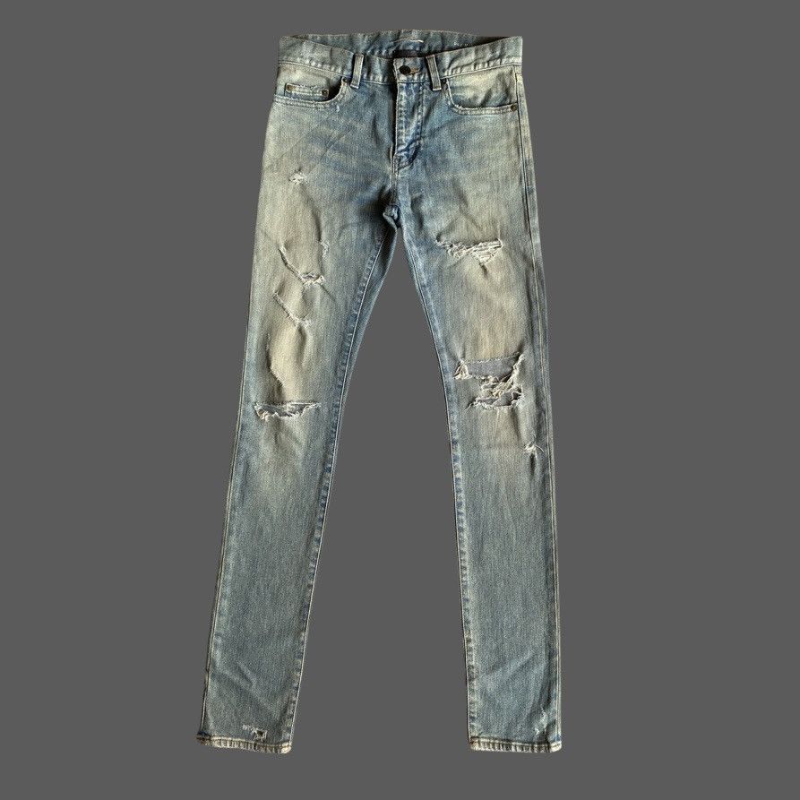 Hedi Slimane × Saint Laurent Paris SLP Trash Jeans | Grailed