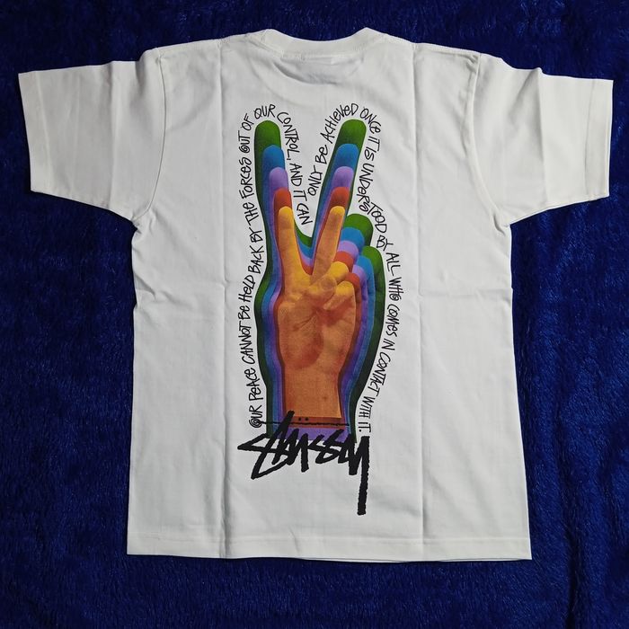 Stussy Peace Sign Tee | Grailed