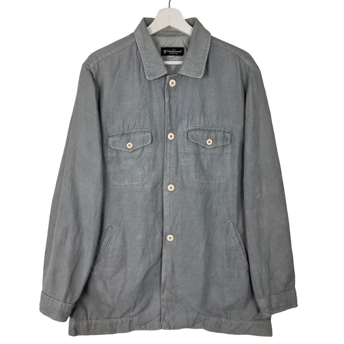 Goliath 🔥 VINTAGE GOLIATHUS UOMO INDIGO WORK CHORE JACKET | Grailed