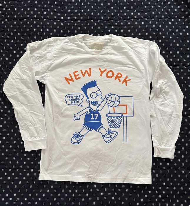 Cookies Cookies Hoops New York Knicks Bart Simpson Shirt L/S Large ...