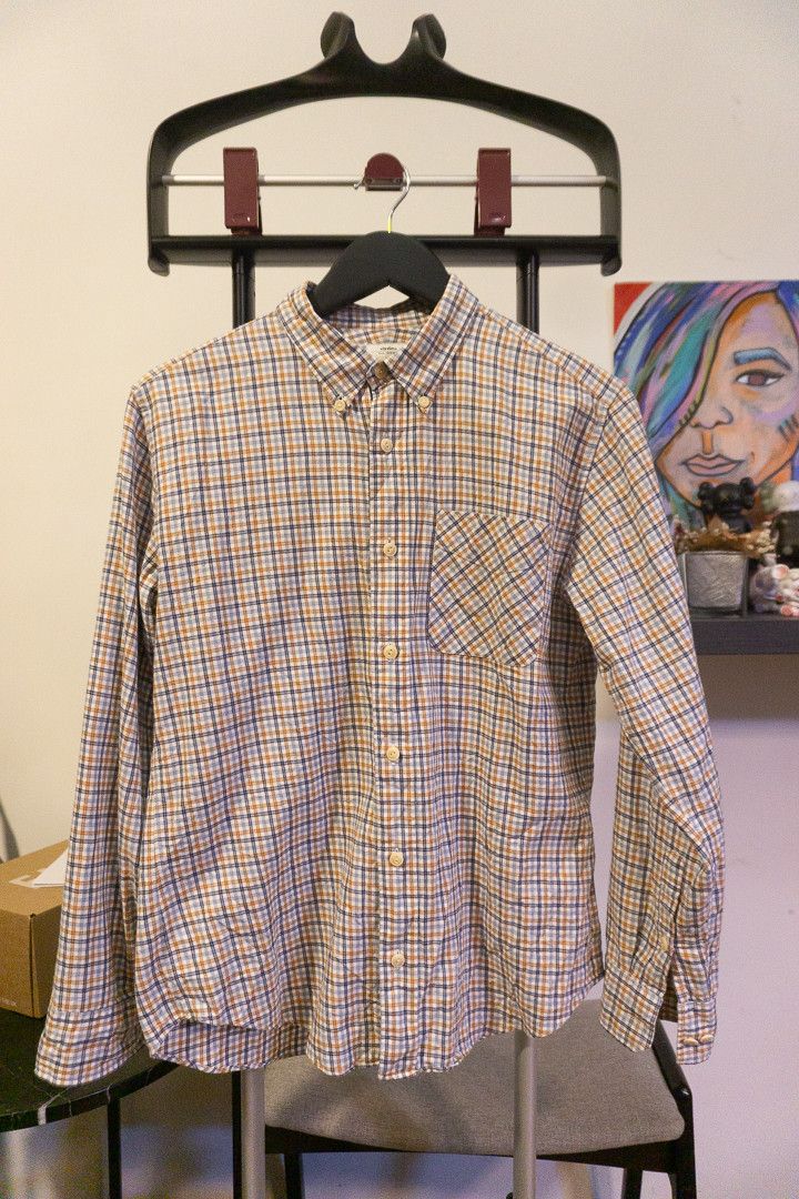 Visvim Check Gingham Longsleeve Shirt | Grailed