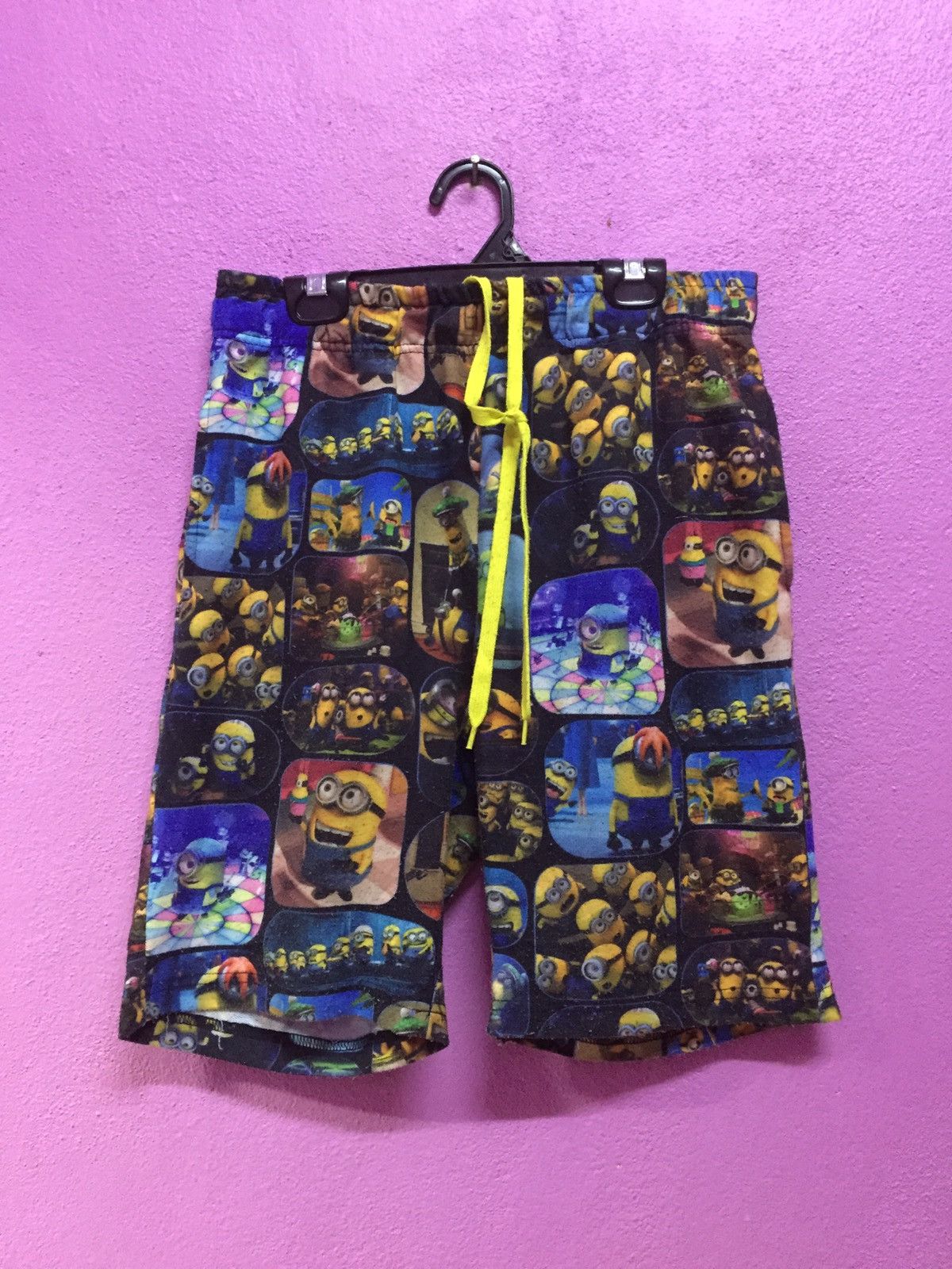 Cartoon Network Despicable Me Minion Made Fullprints Shorts Pants Size ...