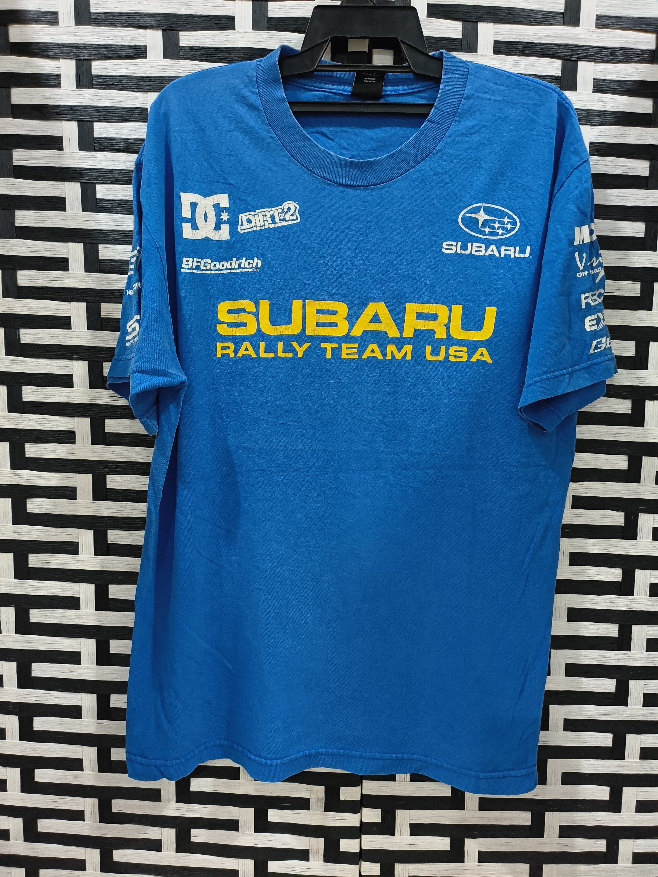 Dc × Racing × Vintage Vintage Distressed DC SUBARU RALLY TEAM USA dirt ...
