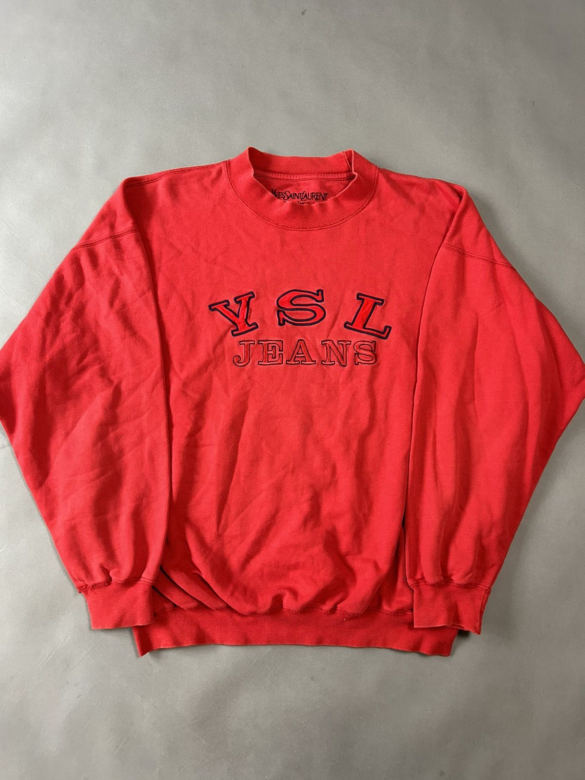 Saint Laurent Paris × Vintage × Yves Saint Laurent YSL sweatshirt ...