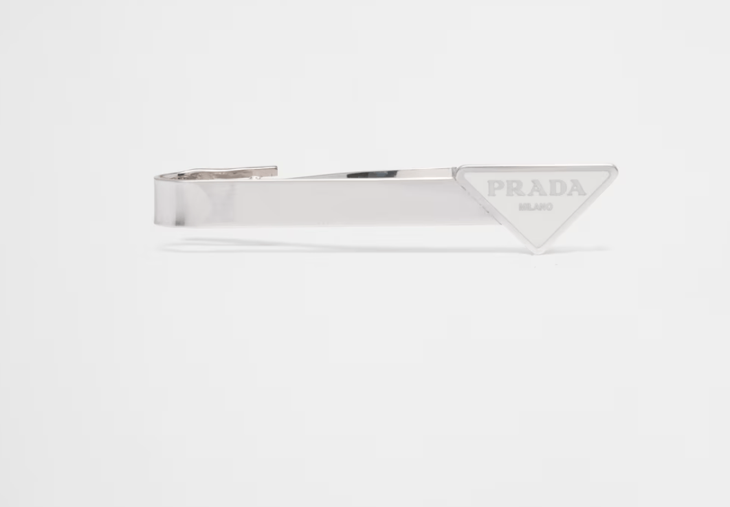Prada PRADA PIN MONOGRAM LOGO 2RI002_0HF_F0009 | Grailed