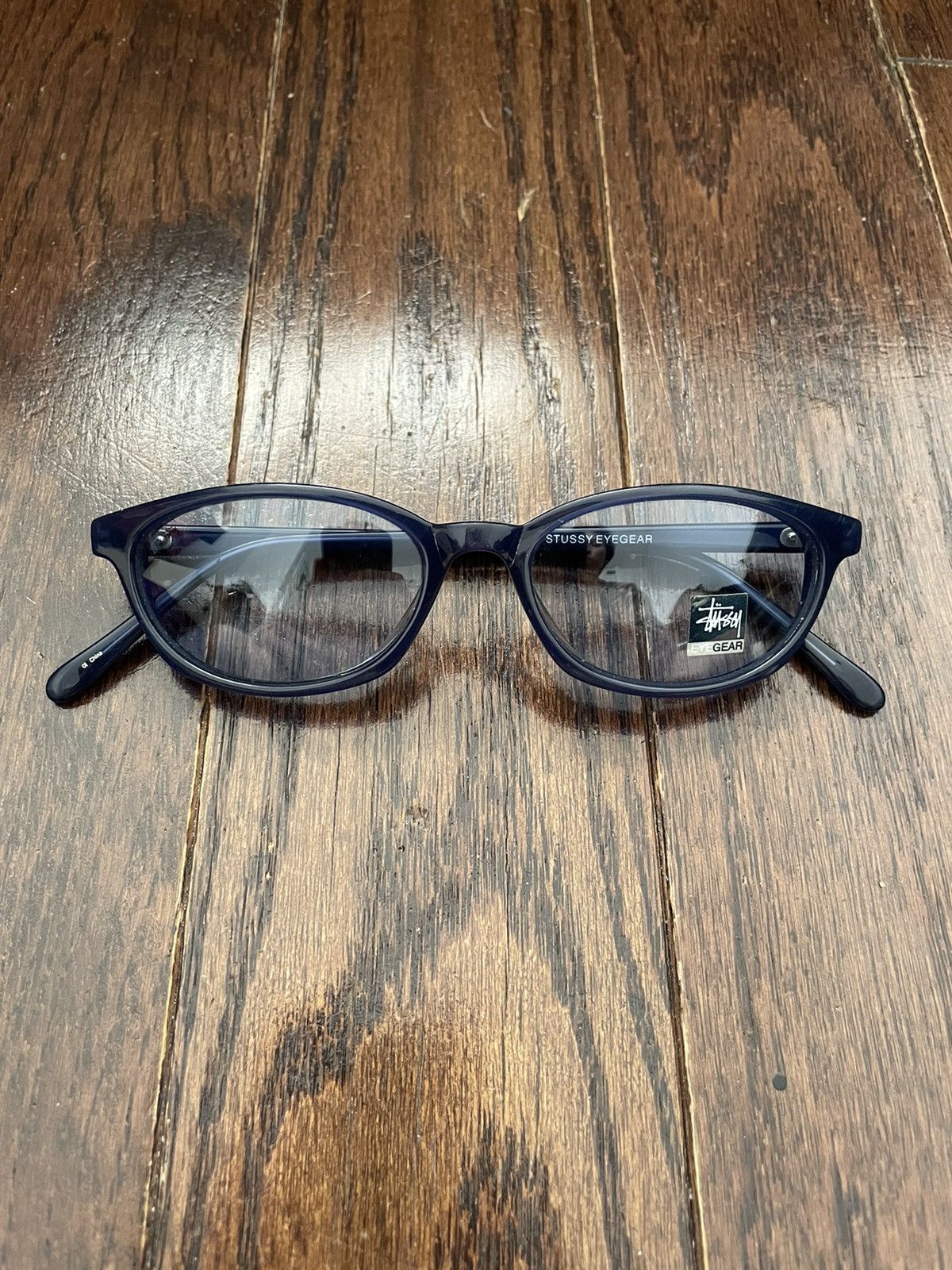 Stussy Vintage 90s Stussy Richie Sunglasses Dark Blue / Blue Tint | Grailed