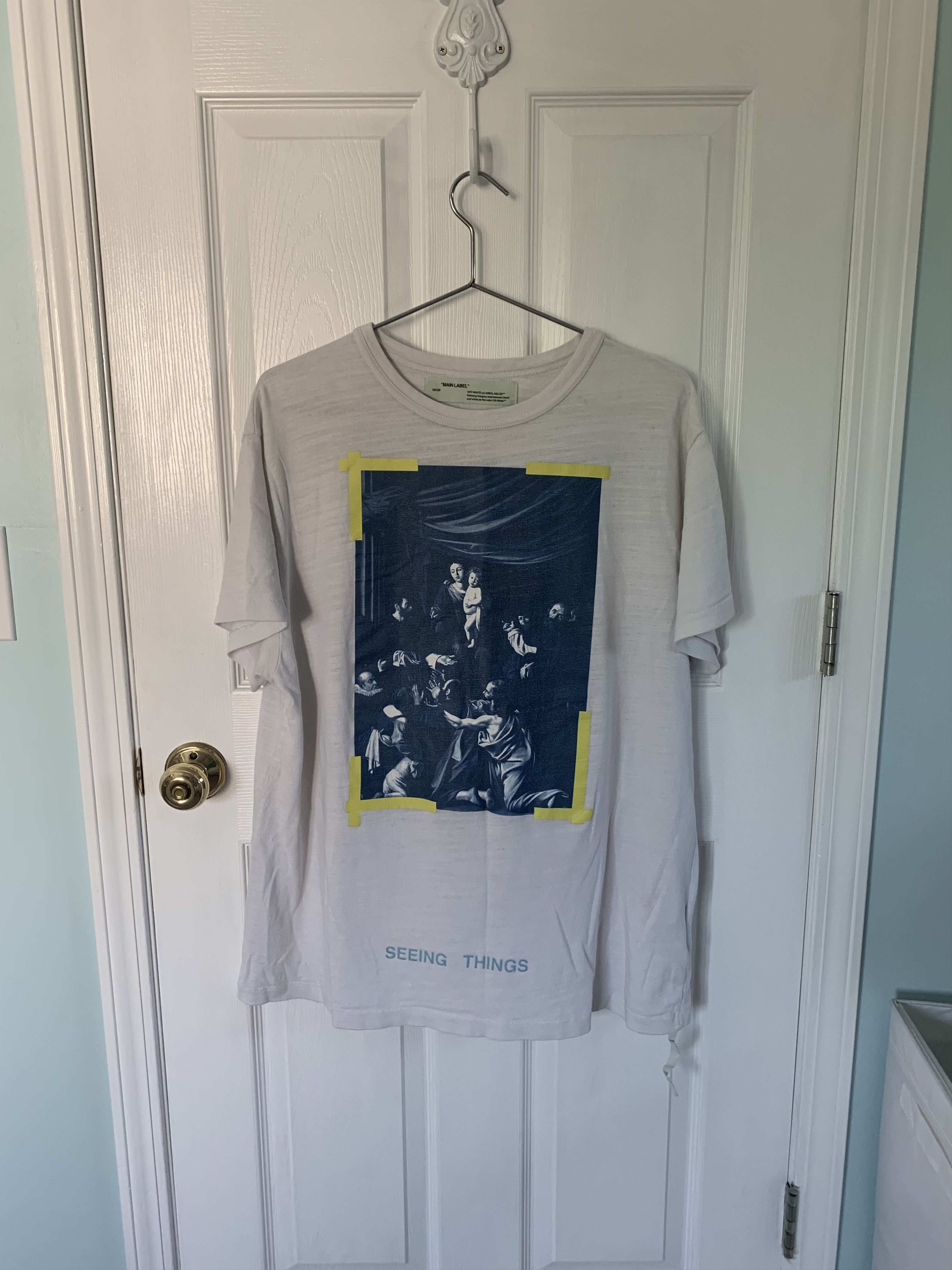 Off-White Off-White Seeing Things White Tee | Grailed