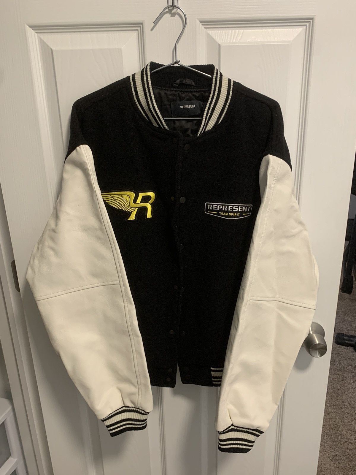 Represent Clo. Represent Clo racing varsity jacket | Grailed
