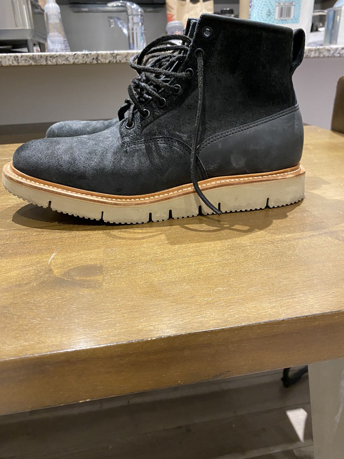 3sixteen × Viberg Scout Boot in Charcoal Chamois | Grailed
