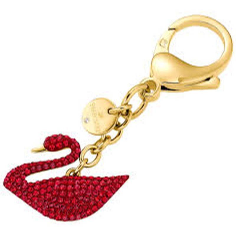 Kate Spade SWAROVSKI COLLECTIONS SWAN BAG CHARM RED GOLD-TONE PLATED ...