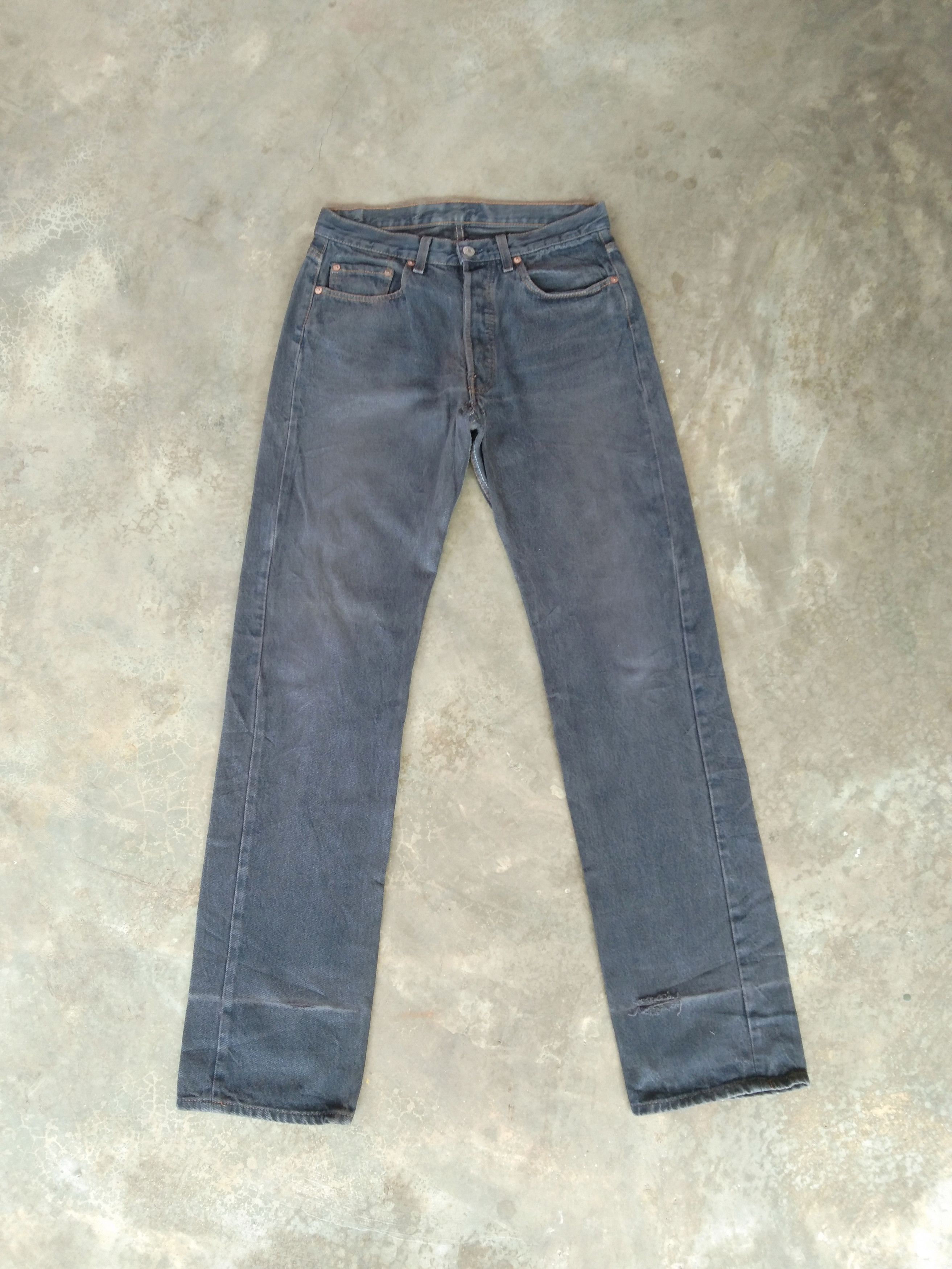 Vintage 80s Vintage Levis 501 Distressed Repaired Jeans 31x34 | Grailed