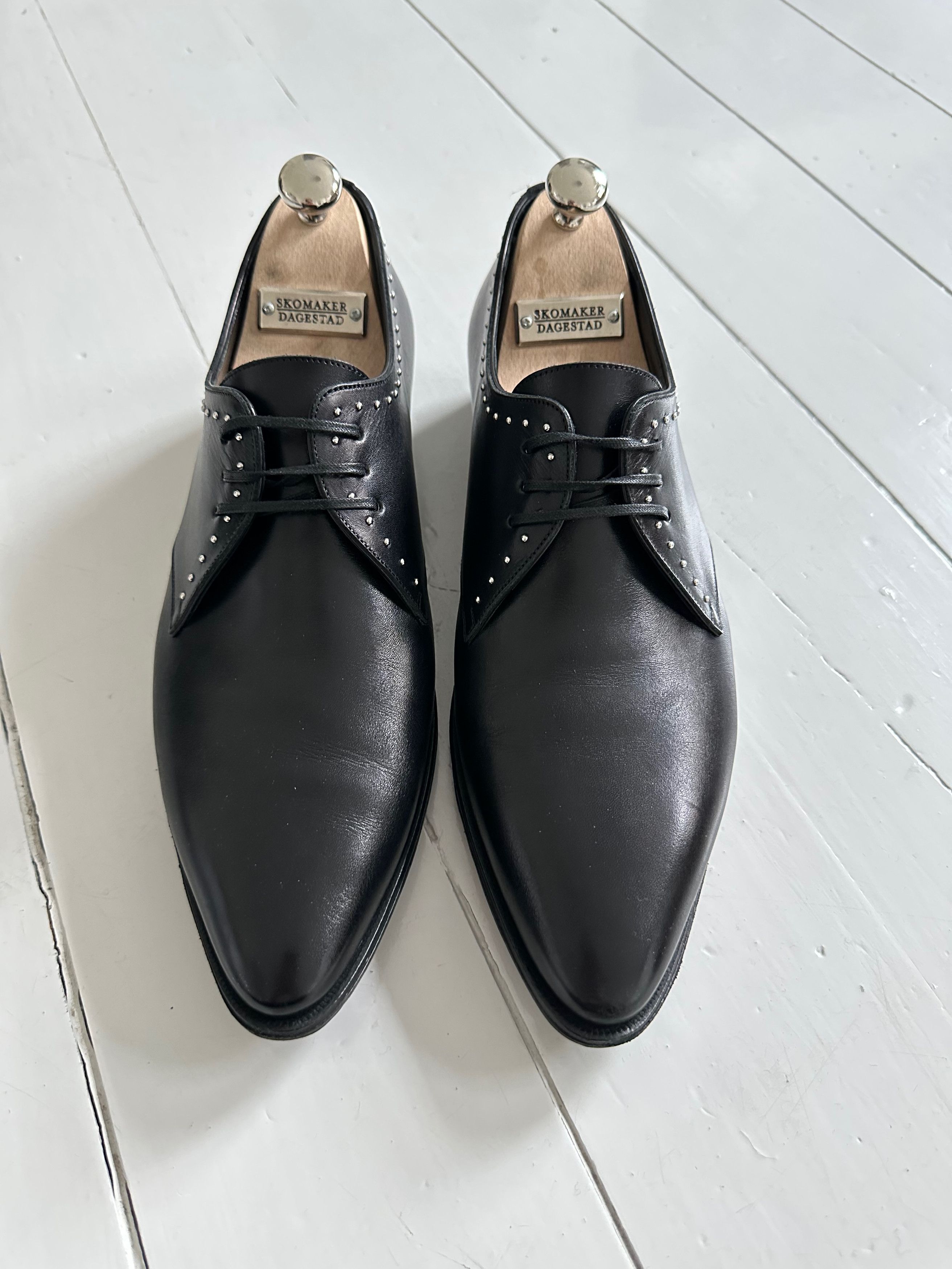Celine Celine Jacno Studded Derby lace-up shoes | Grailed