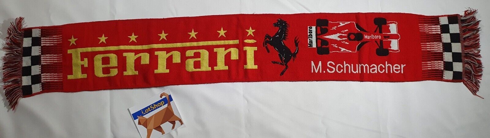Vintage Michael Schumacher Ferrari F1 Marlboro Vintage Scarf | Grailed