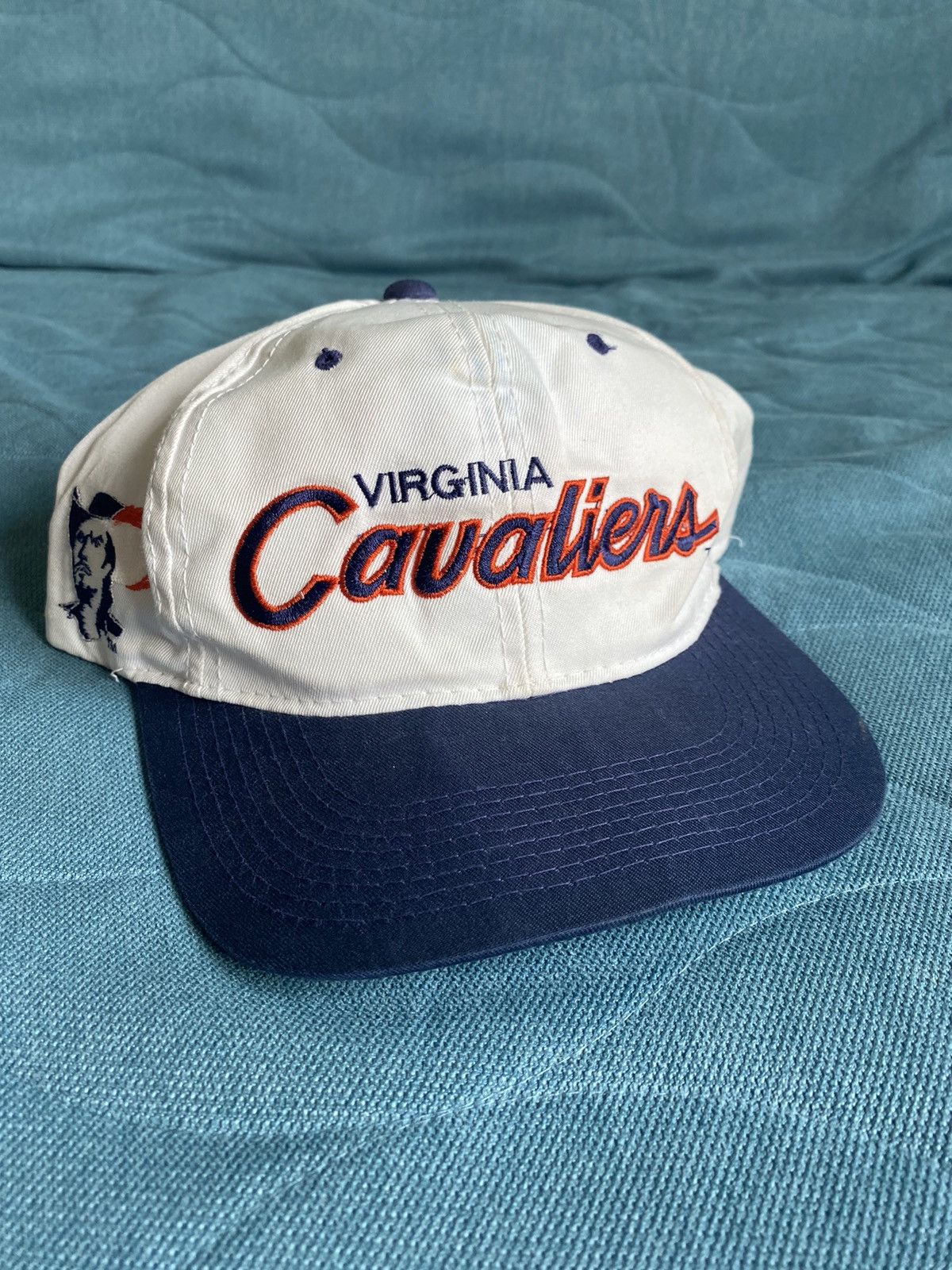 Vintage Rare Vintage 90s University of Virginia Script Hat | Grailed