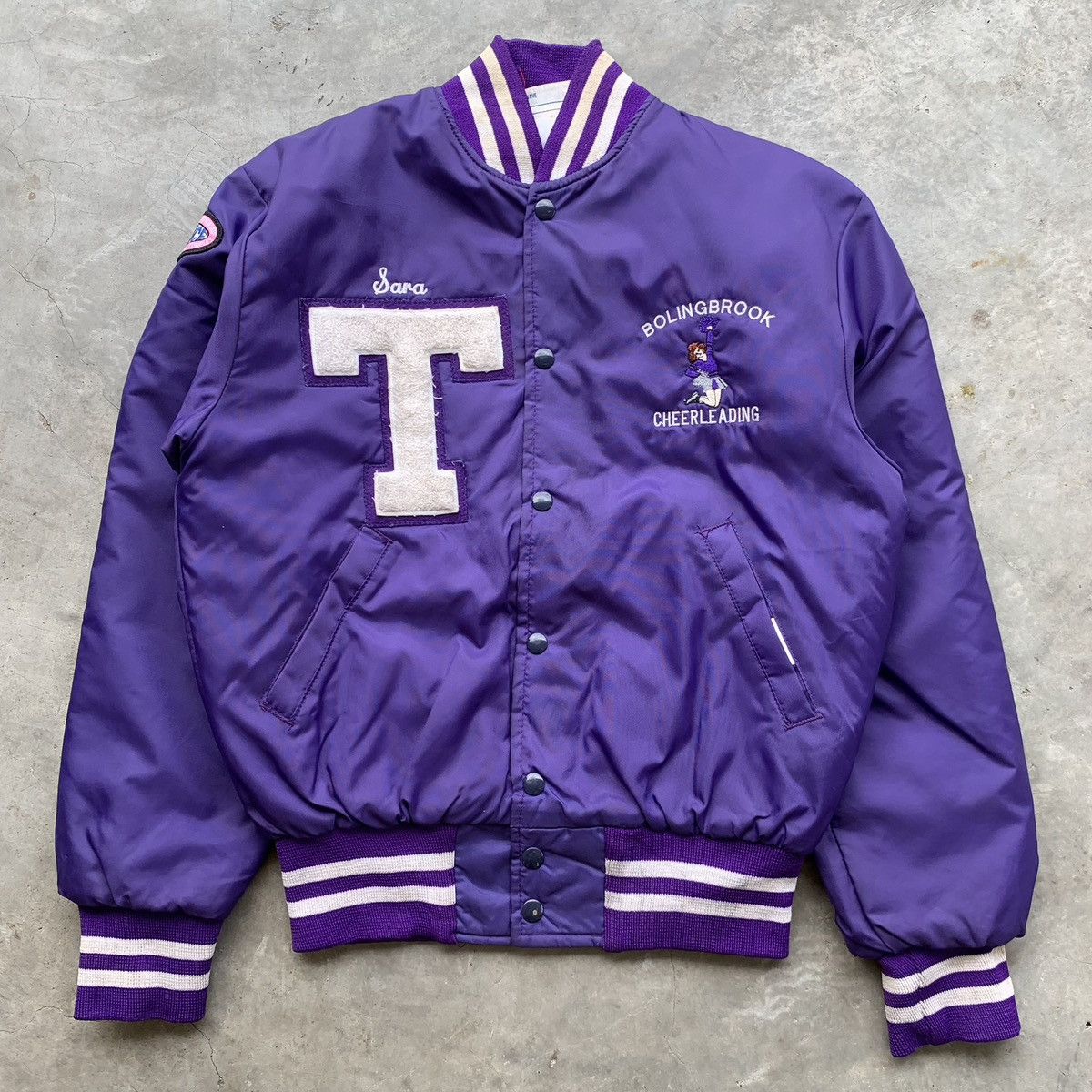 Vintage Vintage Y2K Trojan Cheerleading Varsity Jacket Rare Item | Grailed