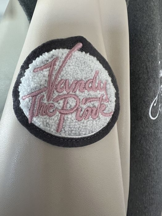 Vandy The Pink Vandy The Pink Grey Rafflesia Varsity Jacket Large | Grailed