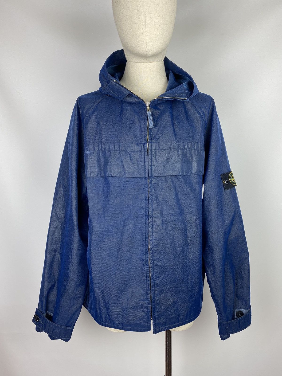 Stone Island Rare VTG Stone Island SI hooded jacket windbreaker | Grailed