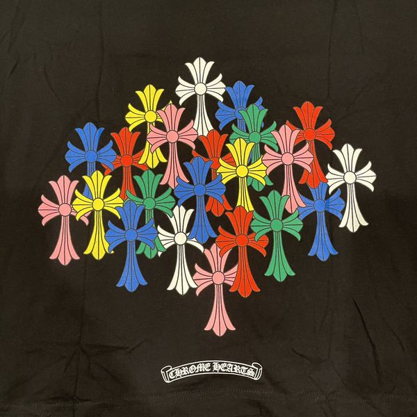 Chrome Hearts Chrome Hearts Multi Color Cross Tee | Grailed