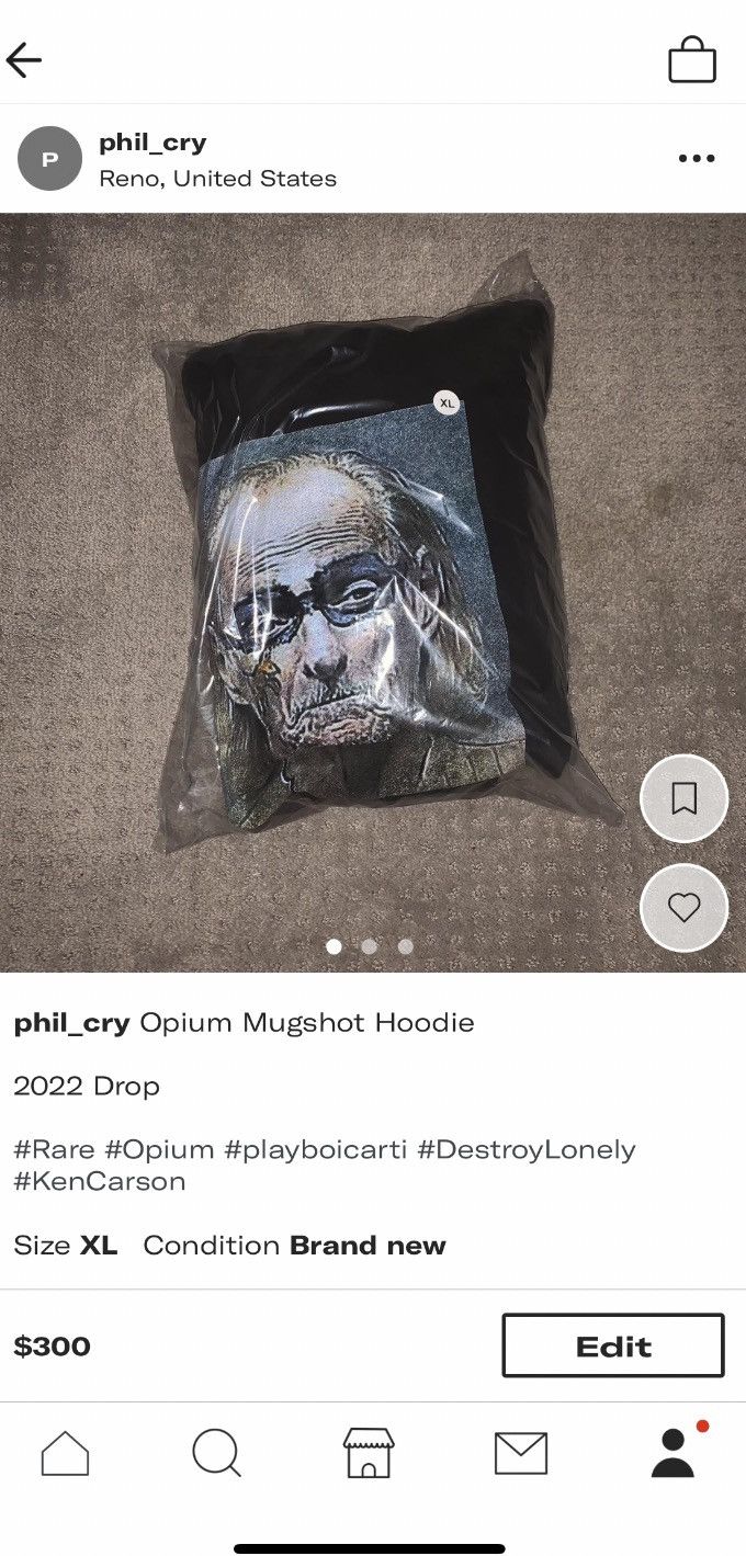 Playboi Carti Opium Mugshot Hoodie | Grailed