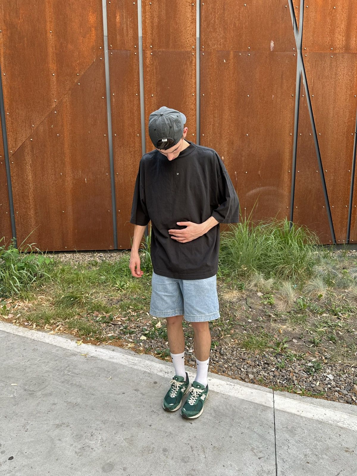 Gap Yeezy Gap 3/4 Sleeve Tee black t-shirt | Grailed