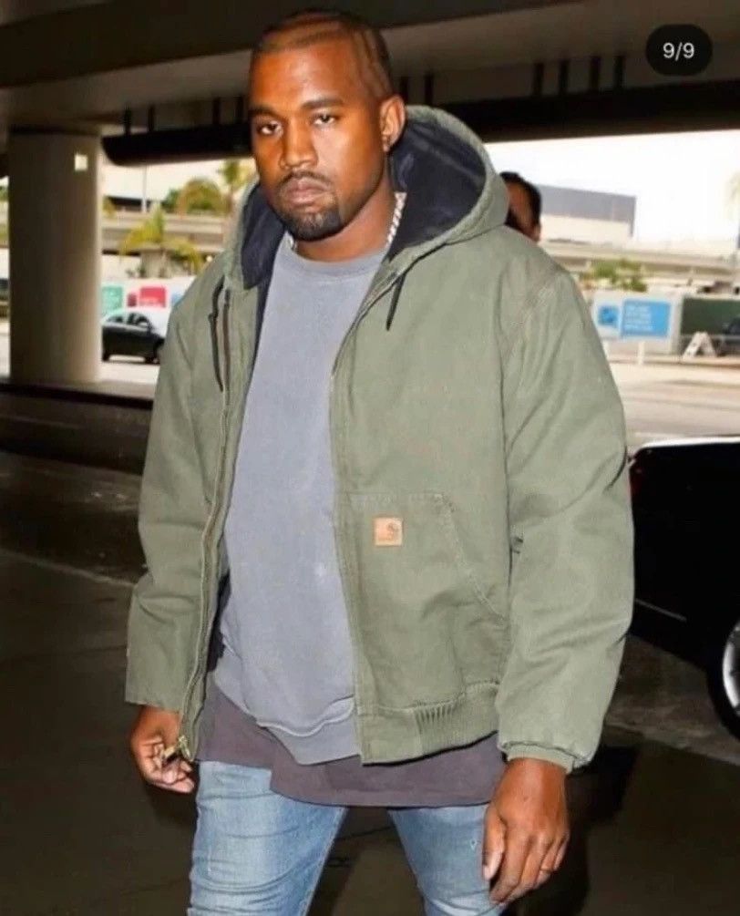 Carhartt ☃️ Carhartt Kanye West Denim Worker Vintage Distressed Jacket ...