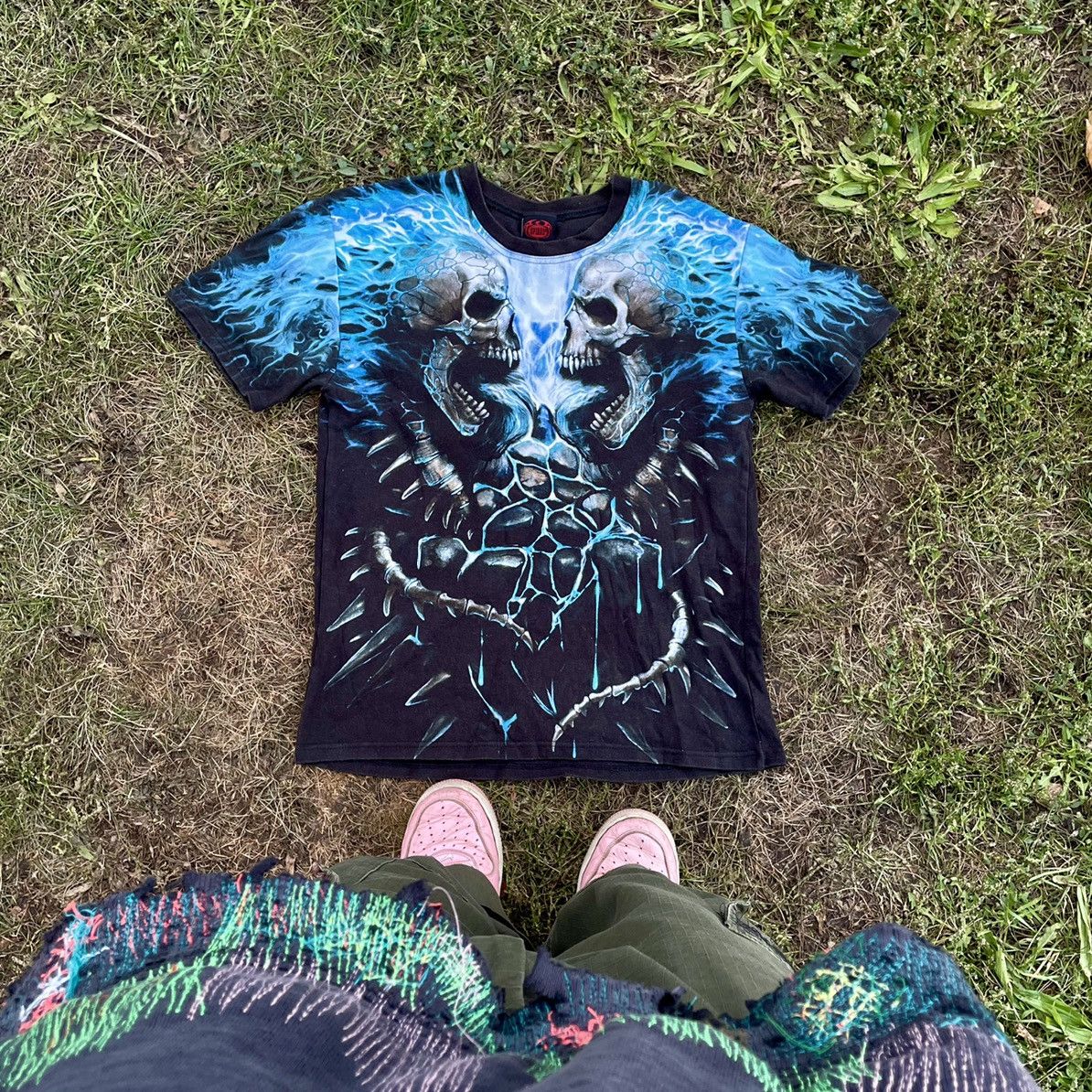 Band Tees × Streetwear × Vintage Vintage Y2K Skulls Vamp Devil Dead ...