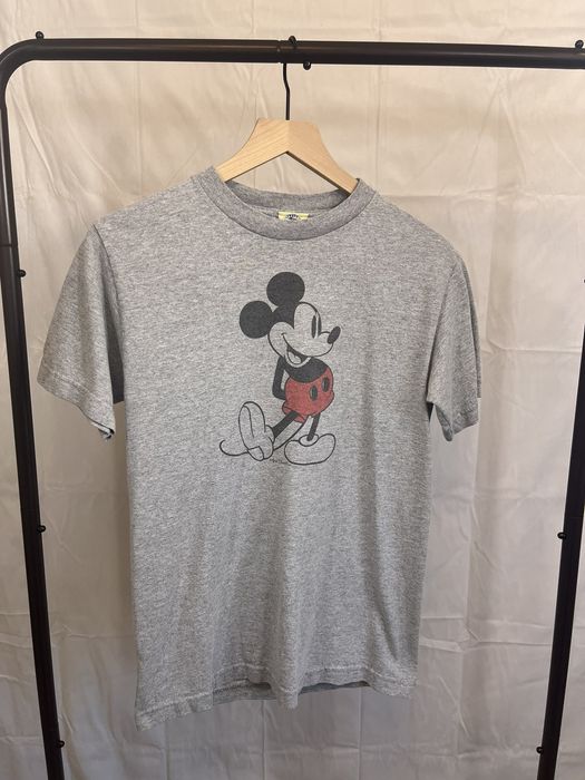 Vintage Vintage Disney Mickey Mouse Grey Faded Tee | Grailed