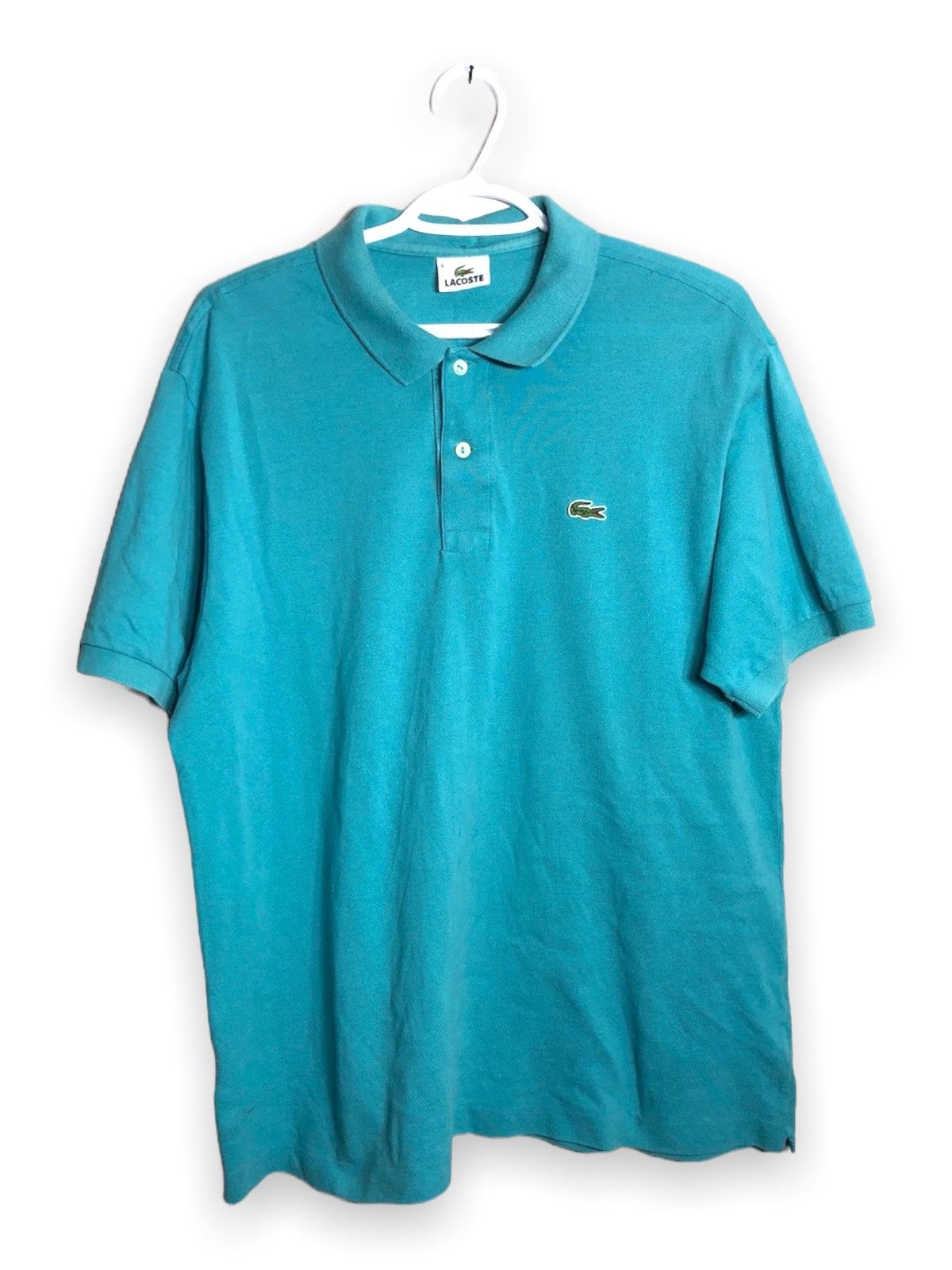 Lacoste Cyan Blue Polo | Grailed