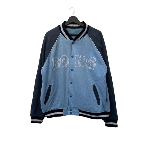 Japanese Brand Vintage Billabong Reversible Varsity Jacket Big Logo