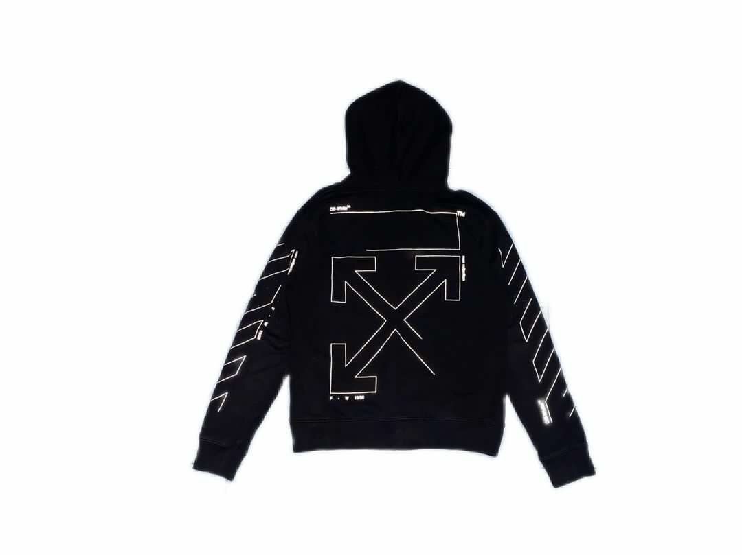 Off-White ️need gone ️Off-White Unfinished Hoodie | Grailed