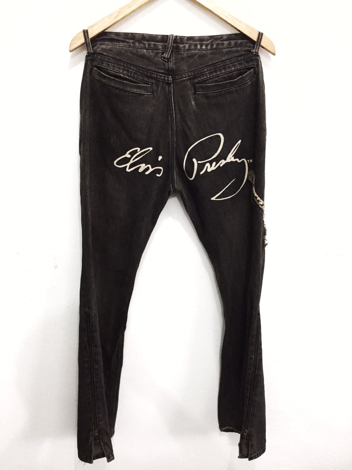 Band Tees RARE🔥90s PPFM 🇯🇵 X Elvis Presley Denim Jeans | Grailed