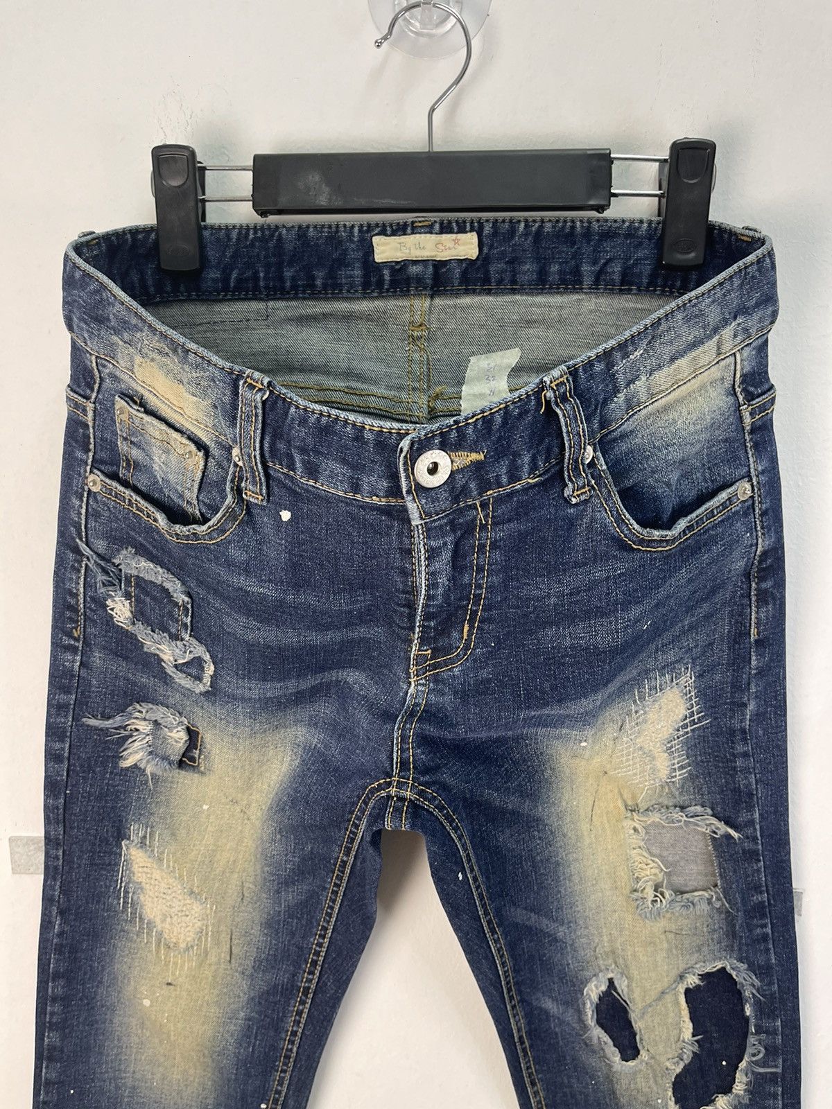 Japanese Brand × Streetwear × Vintage 💥Vintage Distressed Denim Design ...