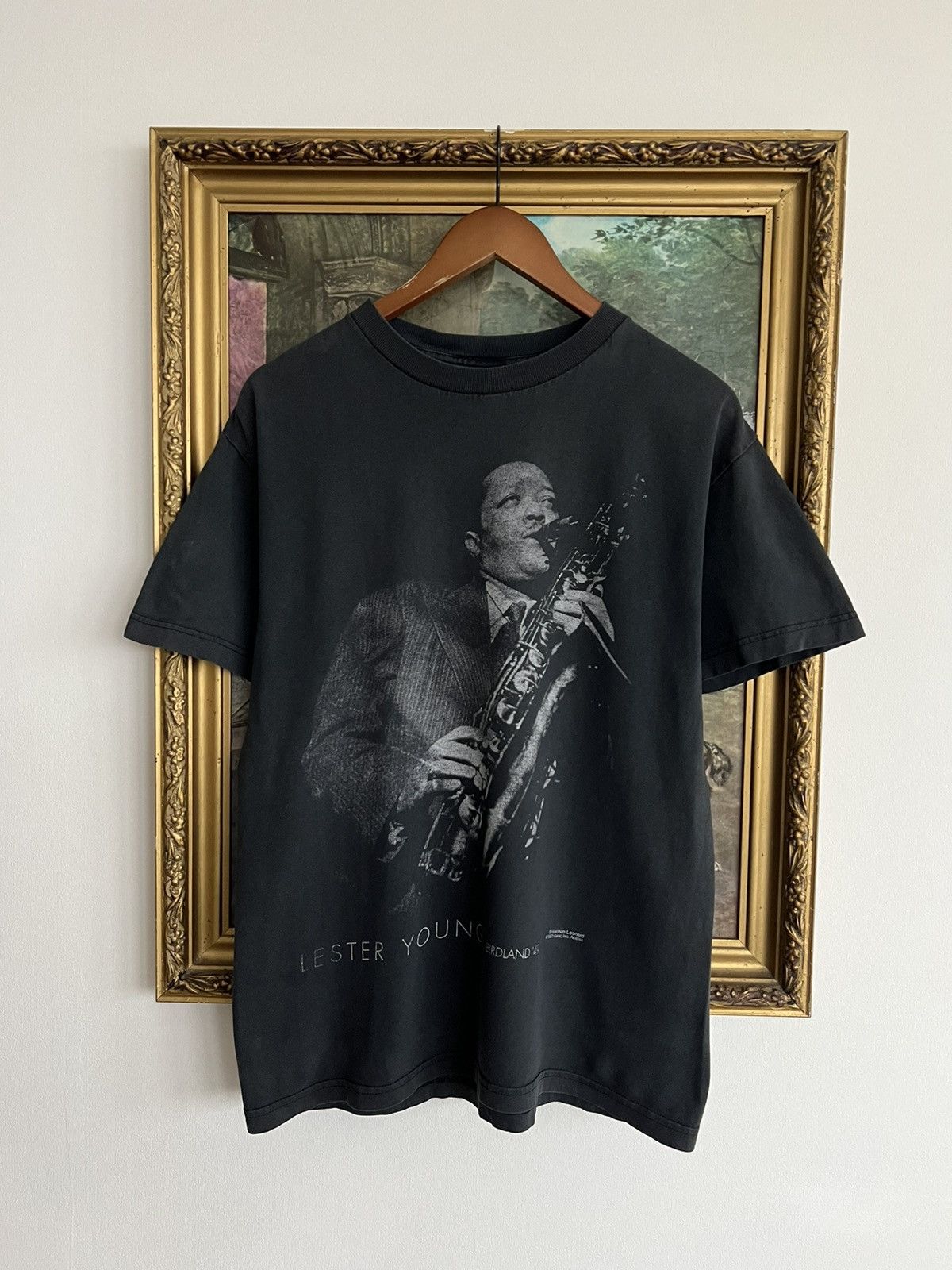 Band Tees × Streetwear × Vintage Vintage 1990 Lester Young Jazz Reprint ...